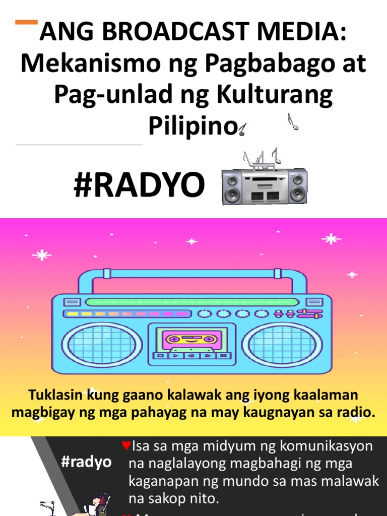 Ang Radyo | PDF
