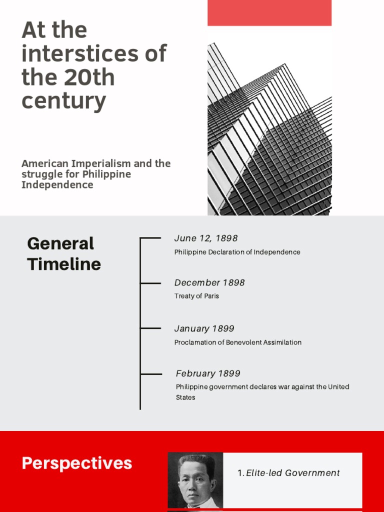 Philippine Independence Timeline 1898-1902 | PDF | Philippines ...