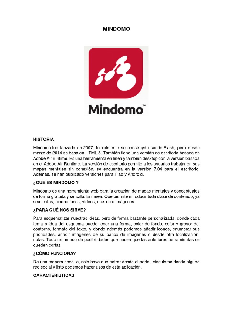 Mindomo | PDF | Internet | Software