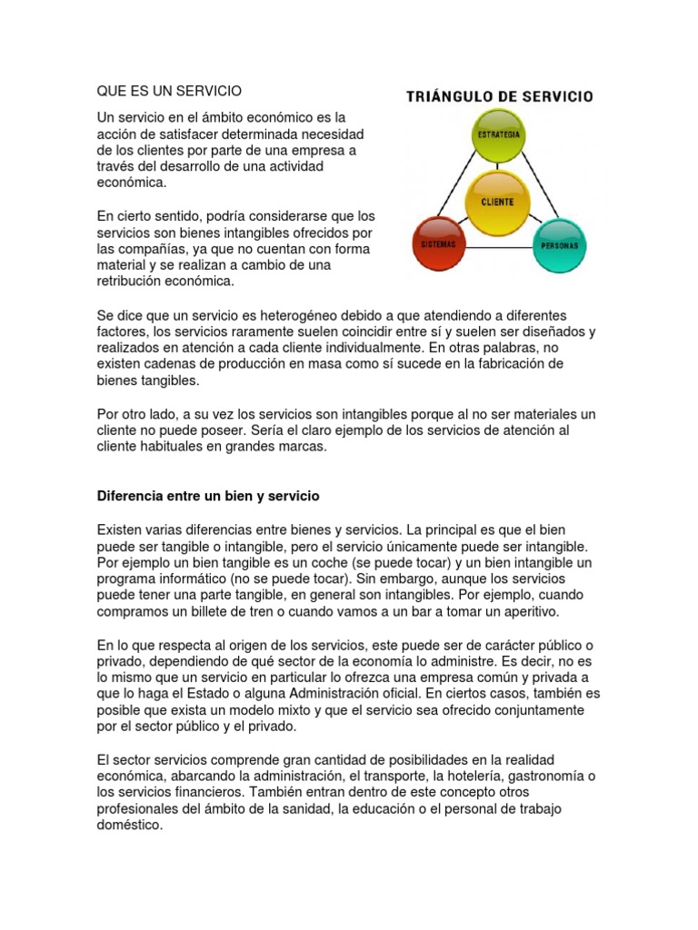 Que Es Un Servicio | PDF | Flujo de trabajo | Internet