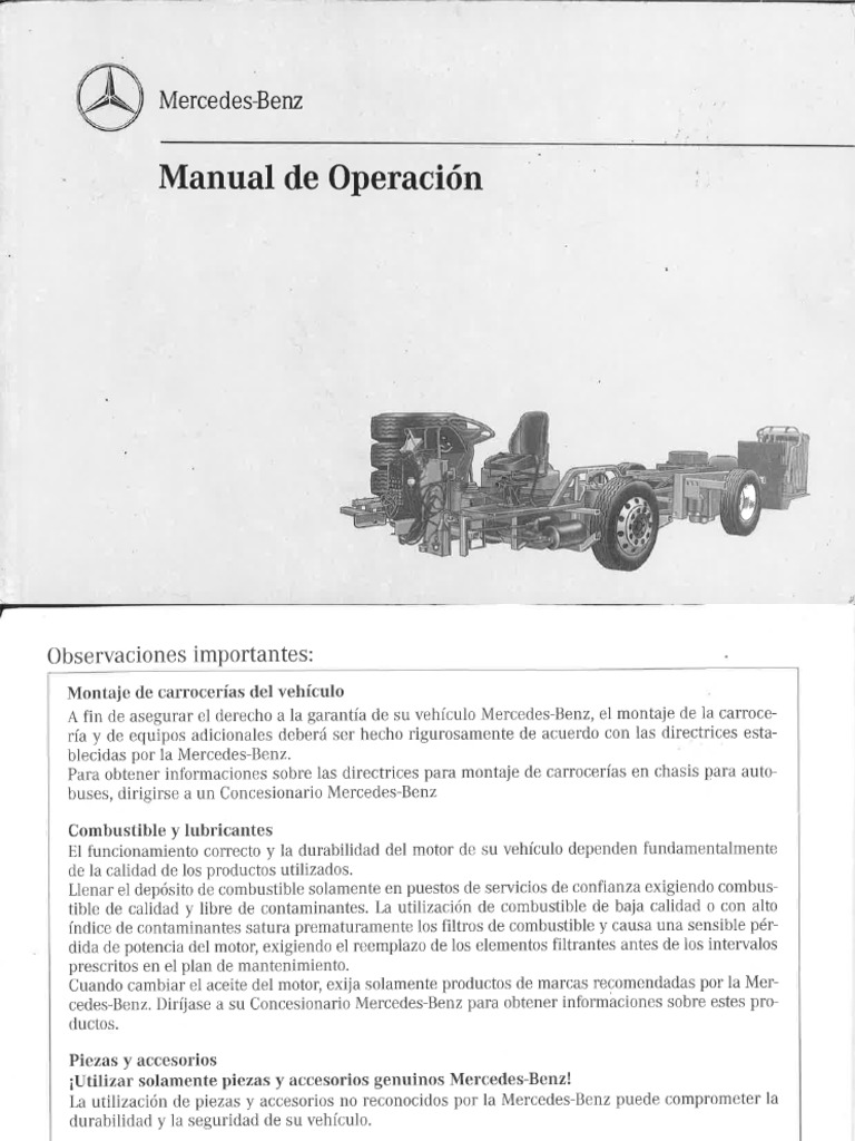 Manual Bus Mercedes Benz | PDF