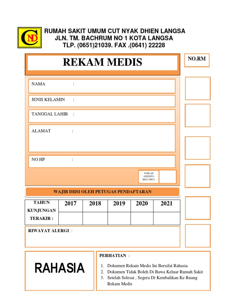 Design Map Rekam Medis | PDF