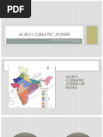 Agro-Ecological Zones of India | PDF | Agriculture | Crops