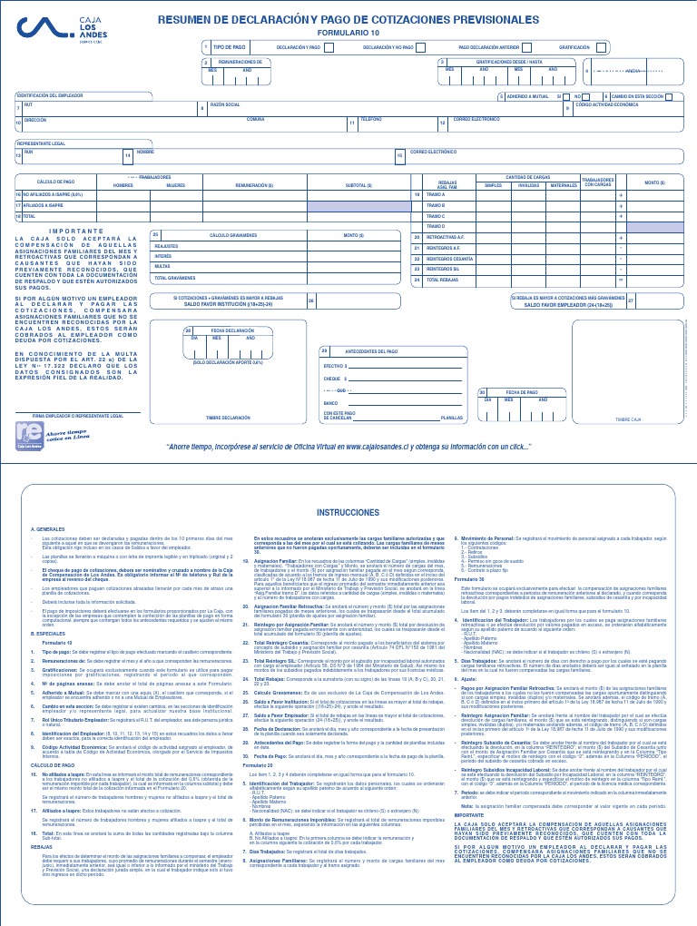 Formulario n10 PDF | PDF | Salario | Cheque