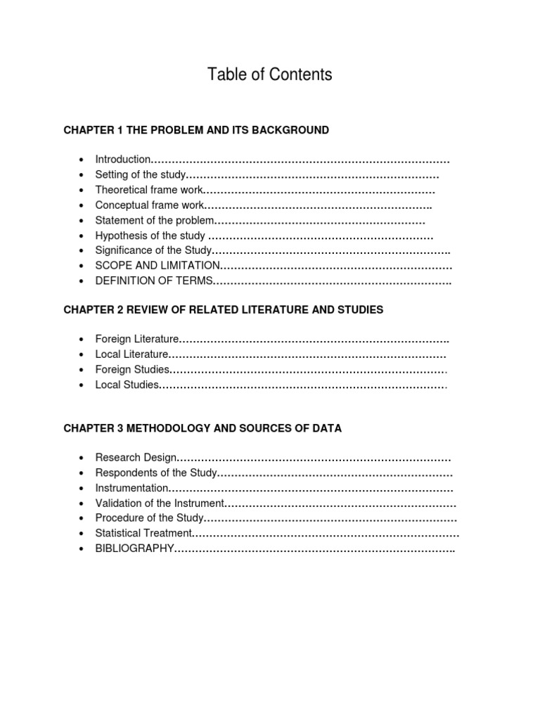 Chapter 1 The Problem and Its Background | PDF | Community Policing ...