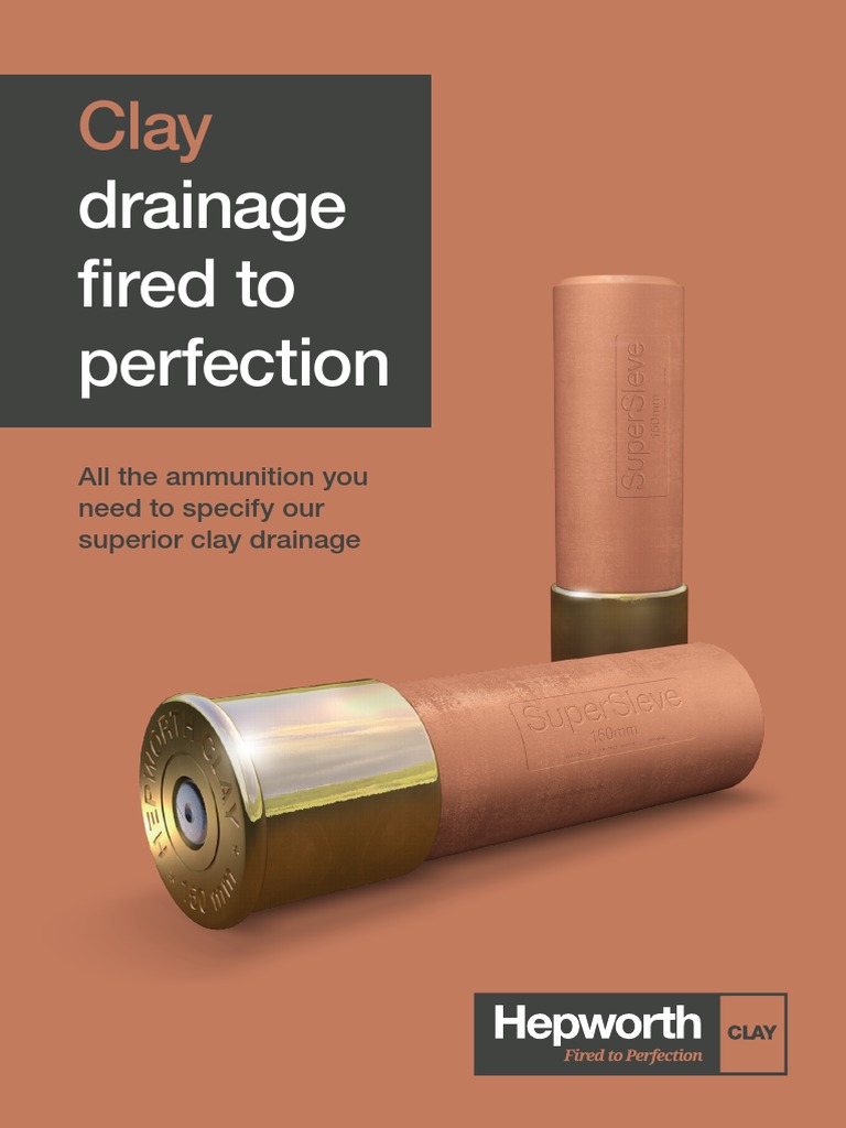Clay Specification Brochure | PDF | Drainage | Pipe (Fluid Conveyance)