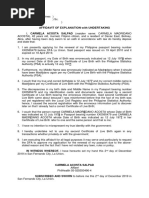 GSIS Declaration of Pendency Non Pendency of Case | PDF | Affidavit ...