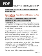 Christmas Monologues | PDF | Nativity Of Jesus | Jesus