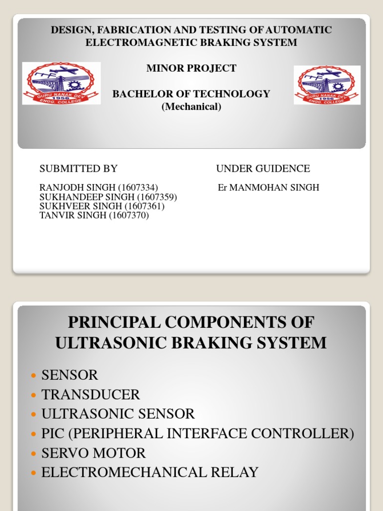 Electromagnetic Braking System Design | PDF | Brake | Friction