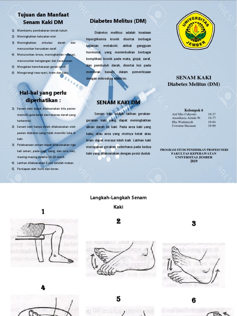 Mengenal Manfaat Senam Kaki Untuk Penderita Diabetes Mellitus Pdf
