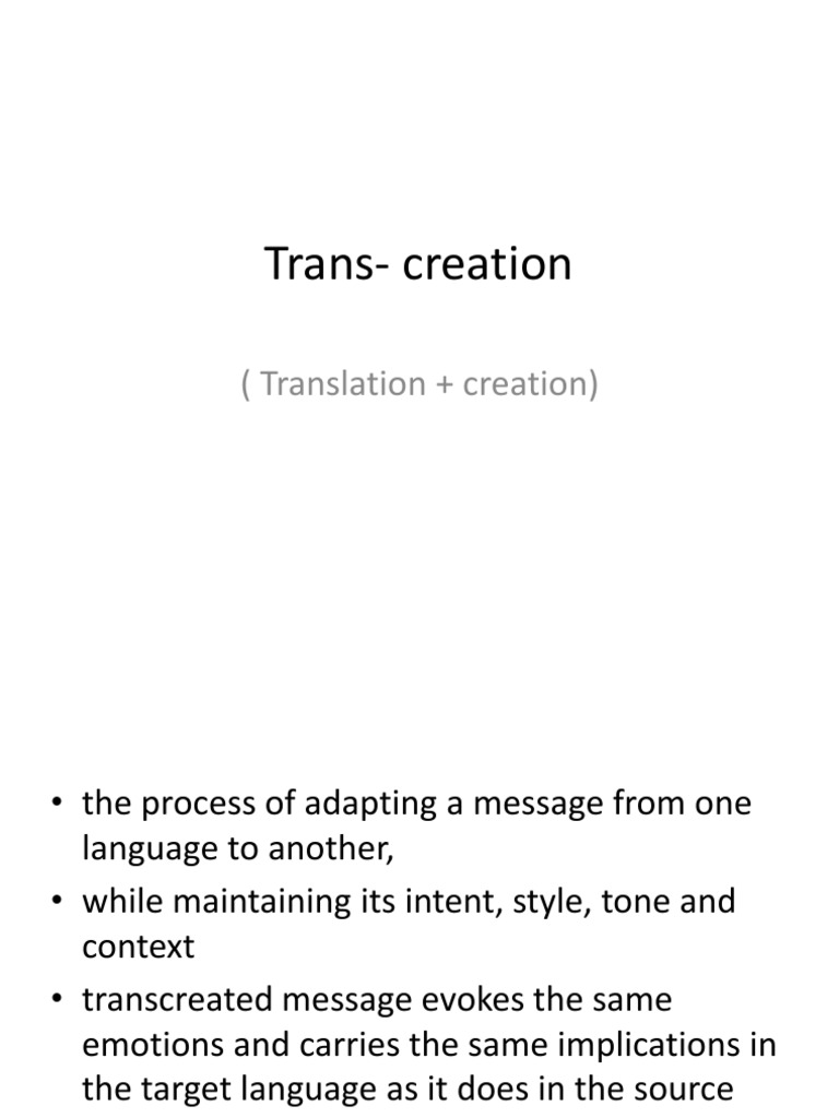 Transcreation | PDF | Advertising | Translations