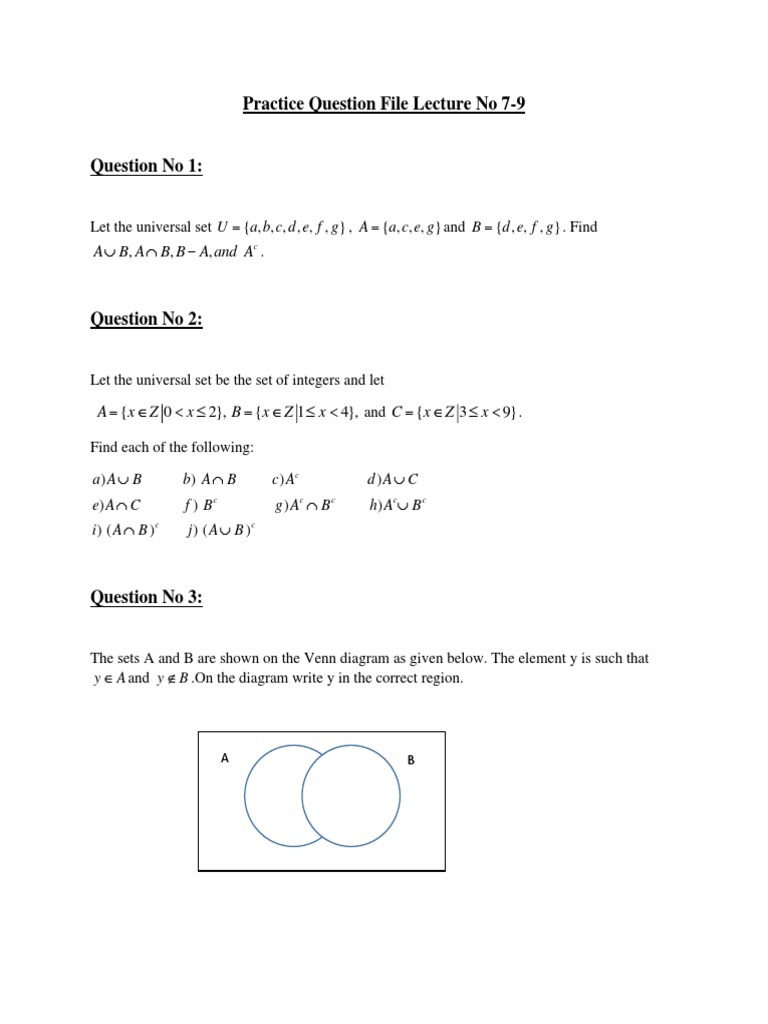 MTH202 Practice Question File Lecture No 7-9 | PDF