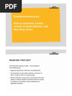 ISO 5817:2014 Welding Quality Standards | PDF | Porosity | Welding