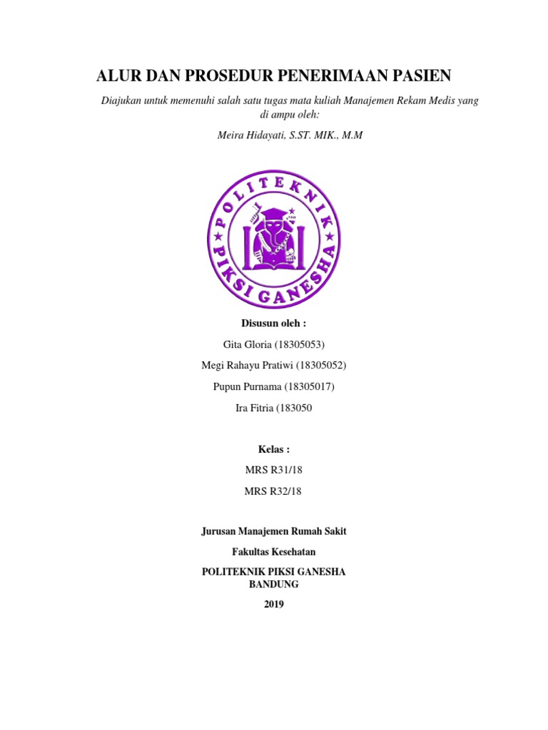 Alur Dan Prosedur Penerimaan Pasien | PDF