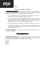 Affidavit of Low Income | PDF
