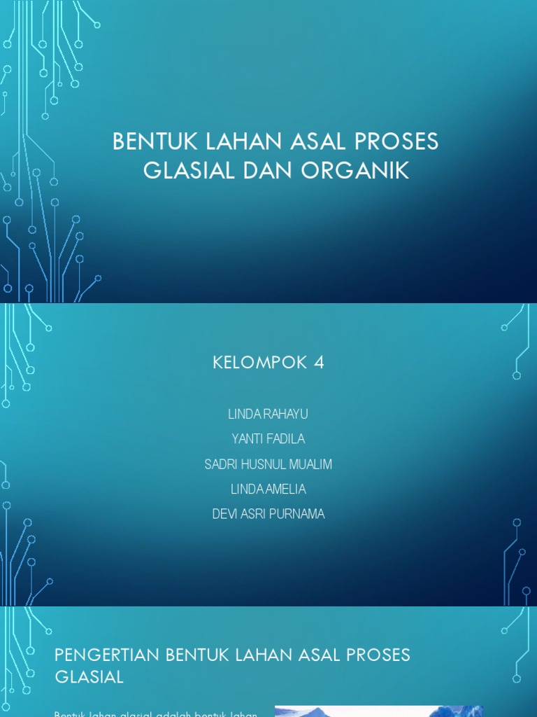 Bentuk Lahan Asal Proses Glasial | PDF
