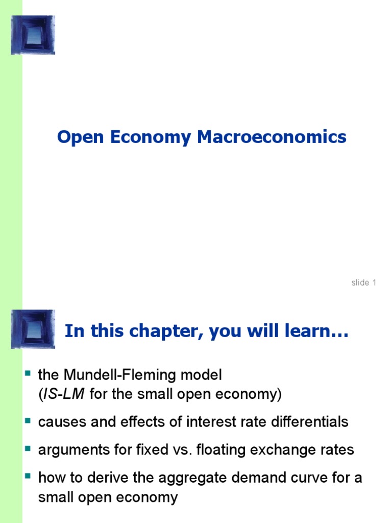 Open Economy Macroeconomics | PDF | Floating Exchange Rate | Exchange Rate
