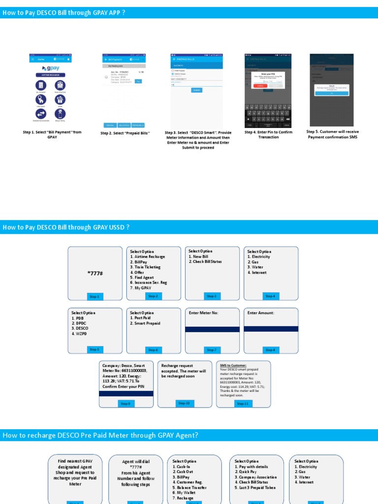 Desco Bill | PDF | Prepaid Mobile Phone | Debit Card