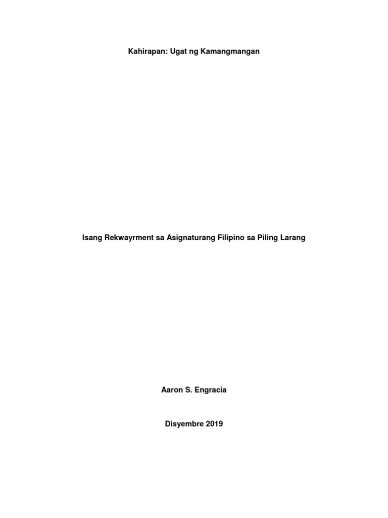 Kahirapan | PDF