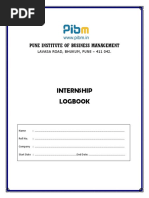 Internship Logbook | PDF | Internship | Job Hunting