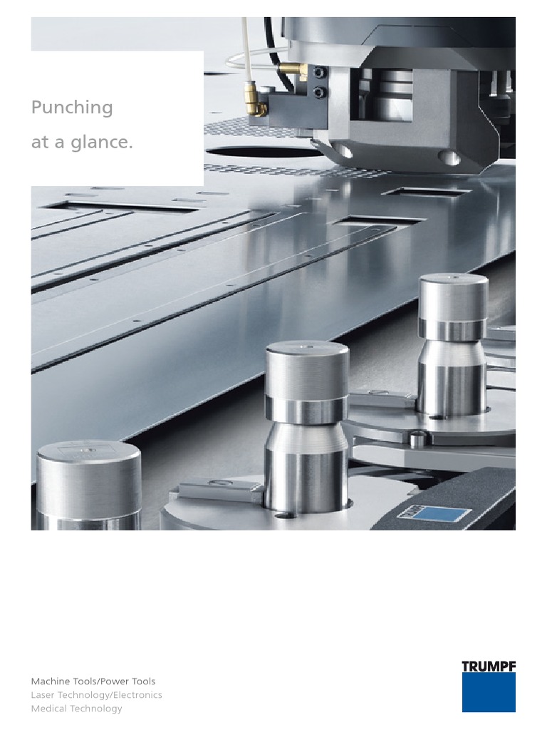 TRUMPF Punching at A Glance Brochure en | PDF | Sheet Metal | Machining