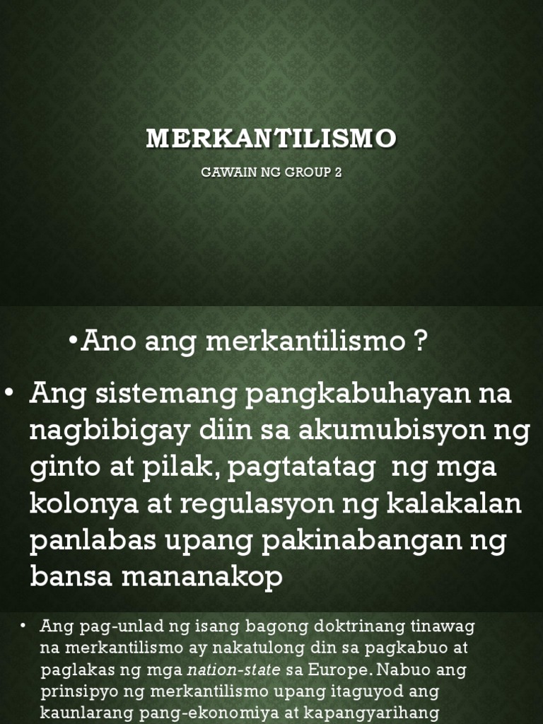 Merkantilismo | PDF