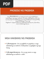 Ang Proseso NG Pagbasa | PDF