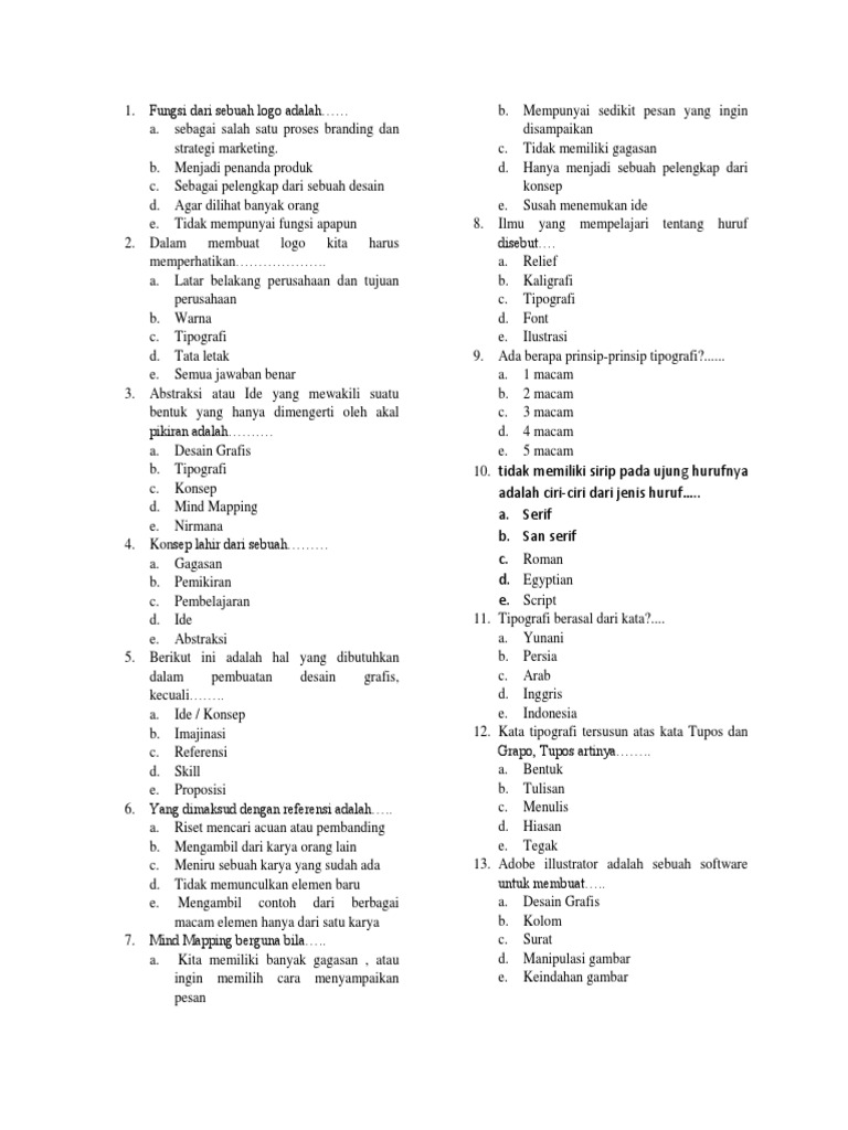 Soal Uas DGP Polos | PDF