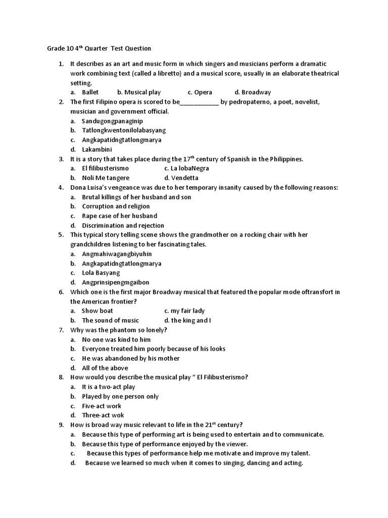 Test Question | PDF