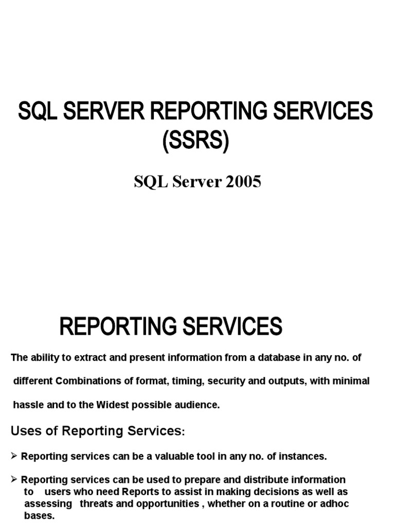 Sql Server Reporting Services Ssrs Pdf Parameter Computer Programming Databases