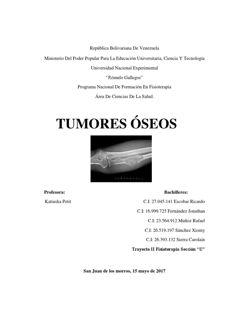 Tumores Óseos | PDF | Neoplasias | Cáncer