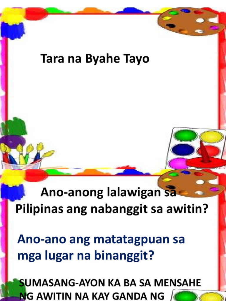 Pagtangkilik Sa Sariling Produkto para Sa Pag-Unlad at Pagsulong NG ...