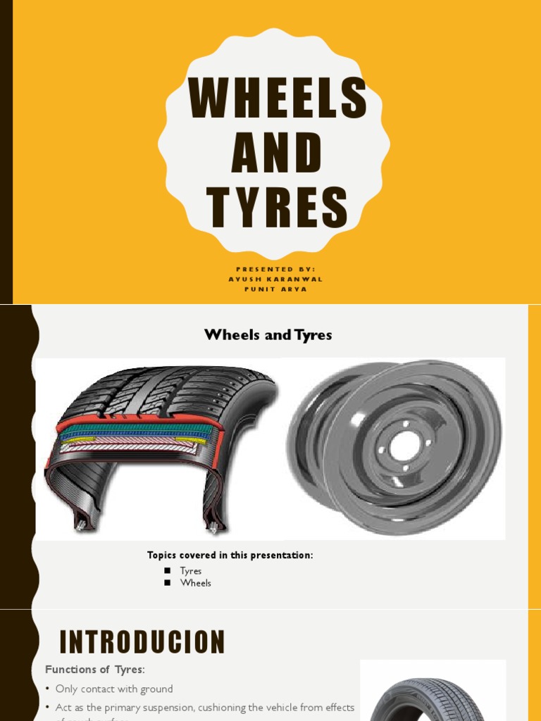 Wheels and Tyres PPT 2 | PDF | Wheel | Tire