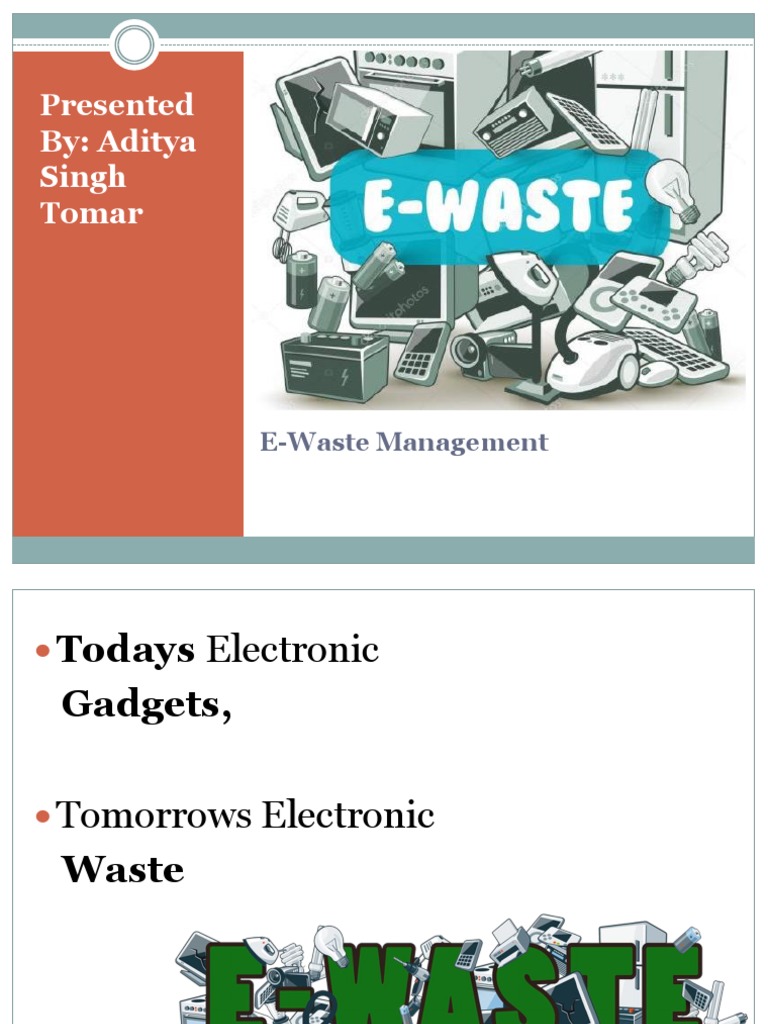 E Waste Management | PDF | Incineration | Recycling