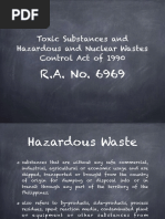 Ra 6969 | PDF | Chemical Substances | Toxicity