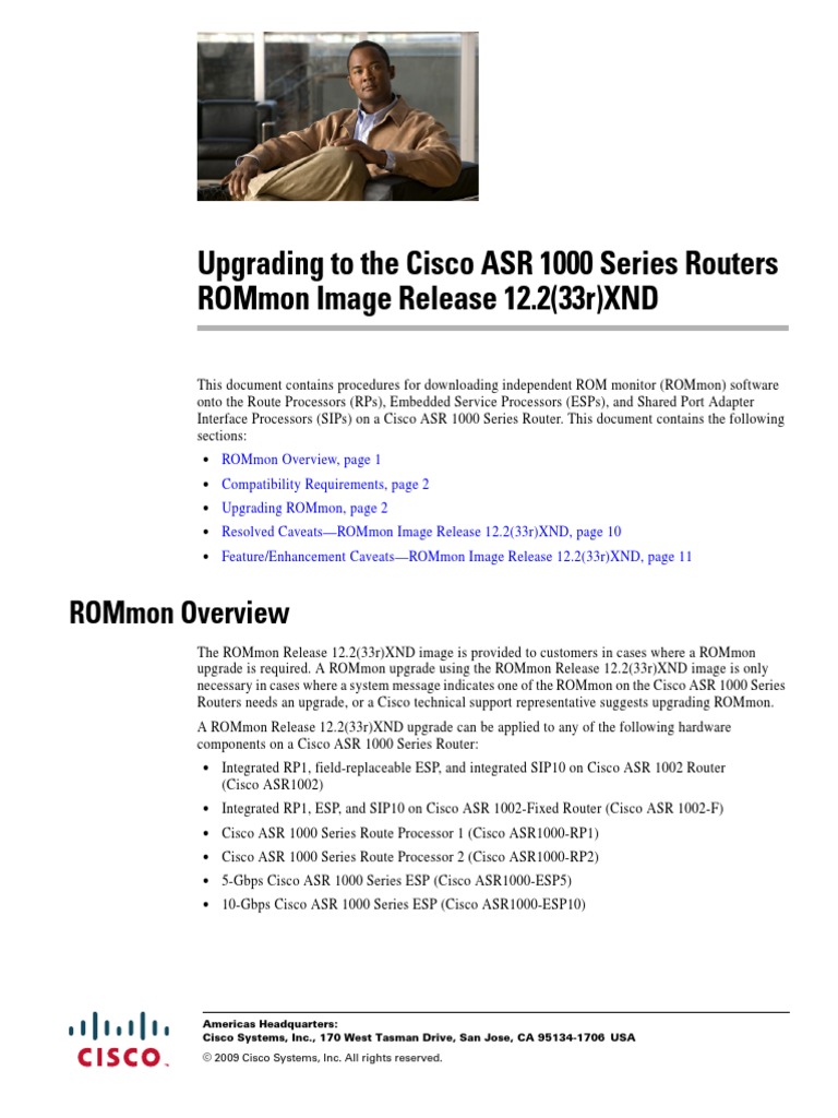 Asr1000 Rommon PDF | PDF | Booting | File System