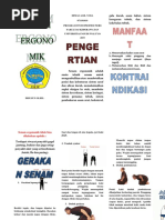 Liflet Senam Ergonomik | PDF