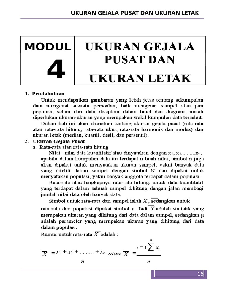 Rumus Statistika | PDF