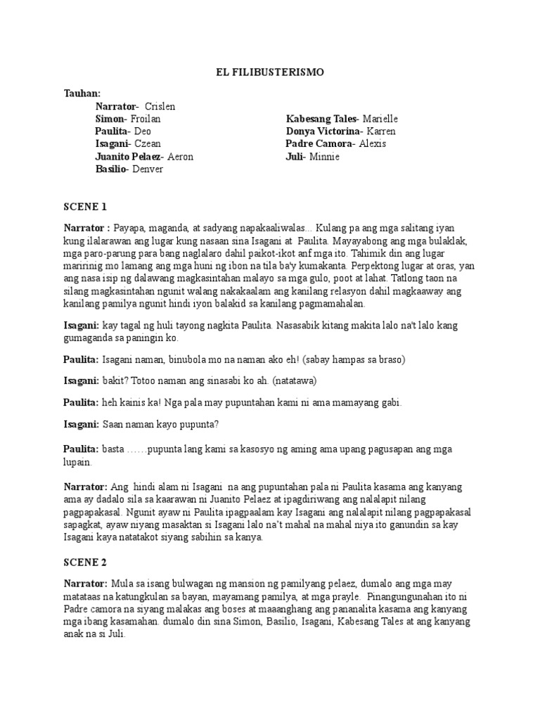 Role Play Rizal | PDF