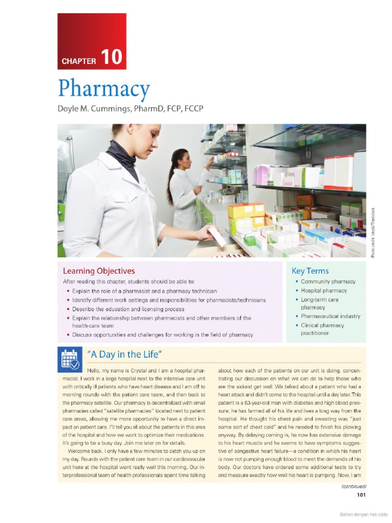 Pharmacy Reading | PDF
