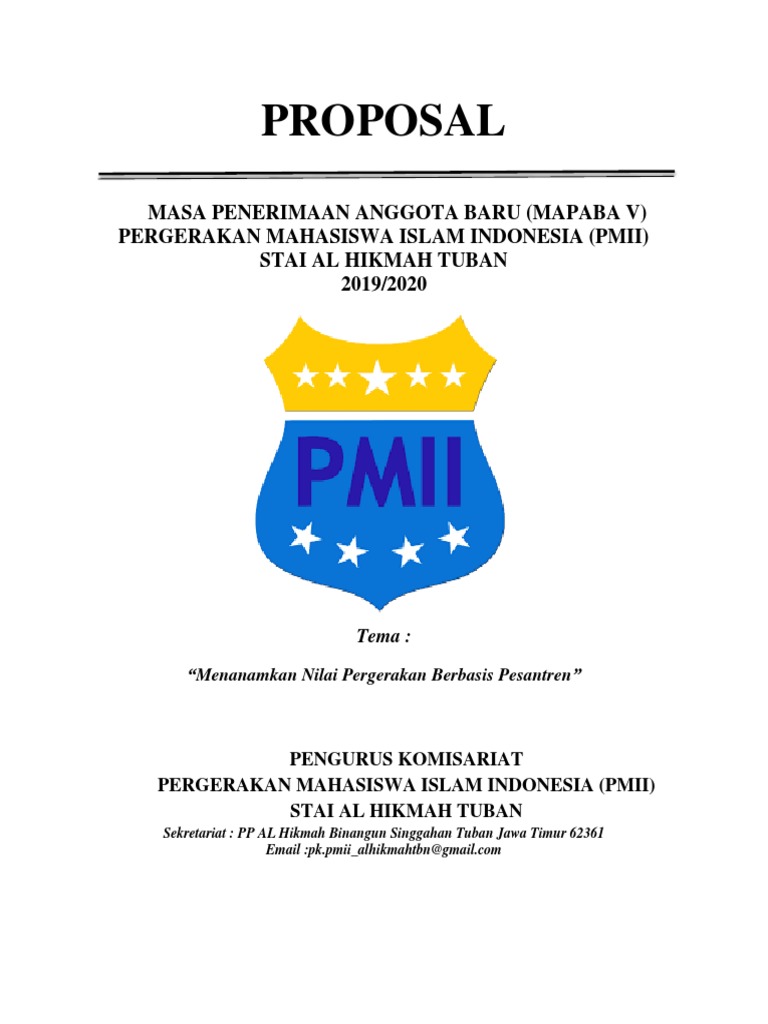 Sampul Proposal Mapaba | PDF | Ilmu Sosial