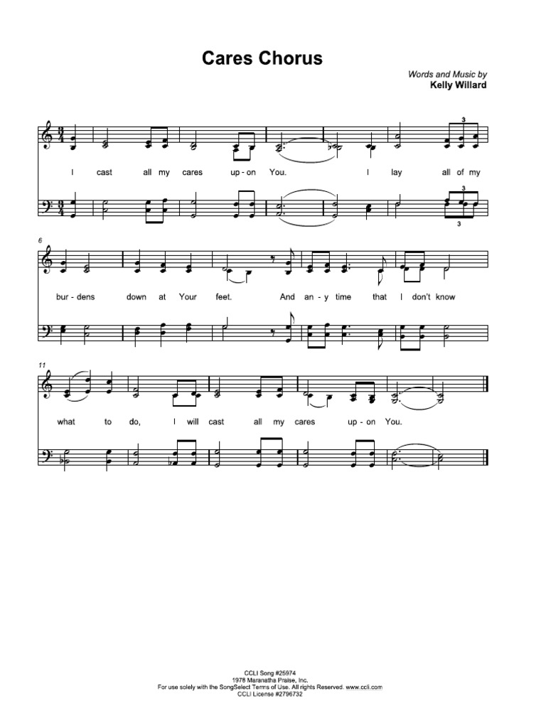 Cares Chorus Hymn C PDF | PDF