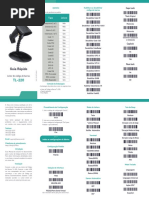 Manual Guia Rapido Zebra ls2208 | PDF | Código de barras | USB