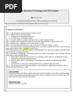 Sample Integrated Lesson Plan | PDF | Reading Comprehension | Communication