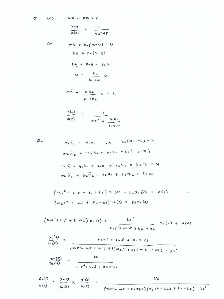 Assignment 2 Control Engineering | PDF