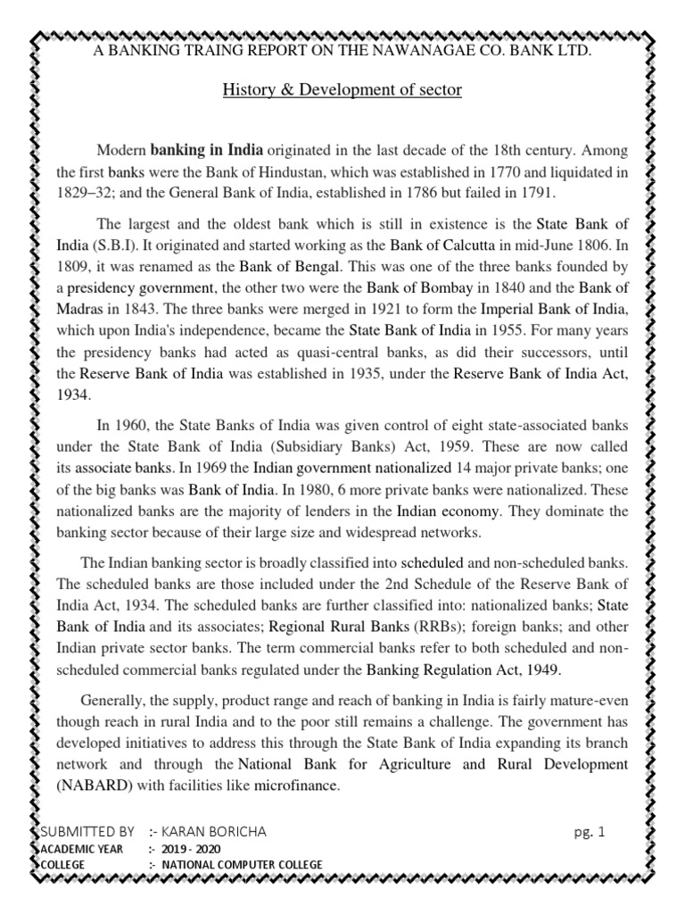 A History of the Nawanagar Co-operative Bank Ltd: Tracing the Growth ...