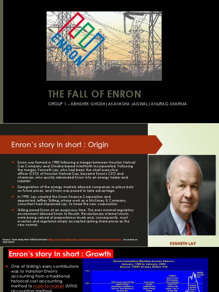 ENRON Group1 | PDF | Enron | Sarbanes–Oxley Act