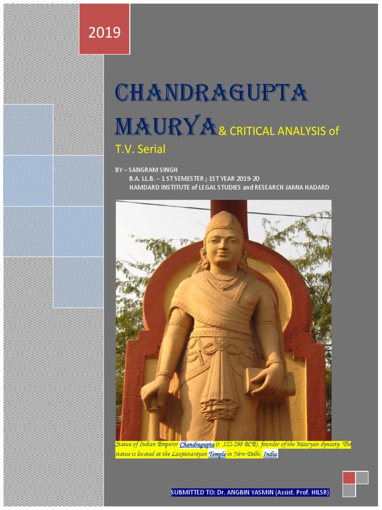 Chandragupta Maurya by Sangram Singh01 | PDF | Religion & Spirituality