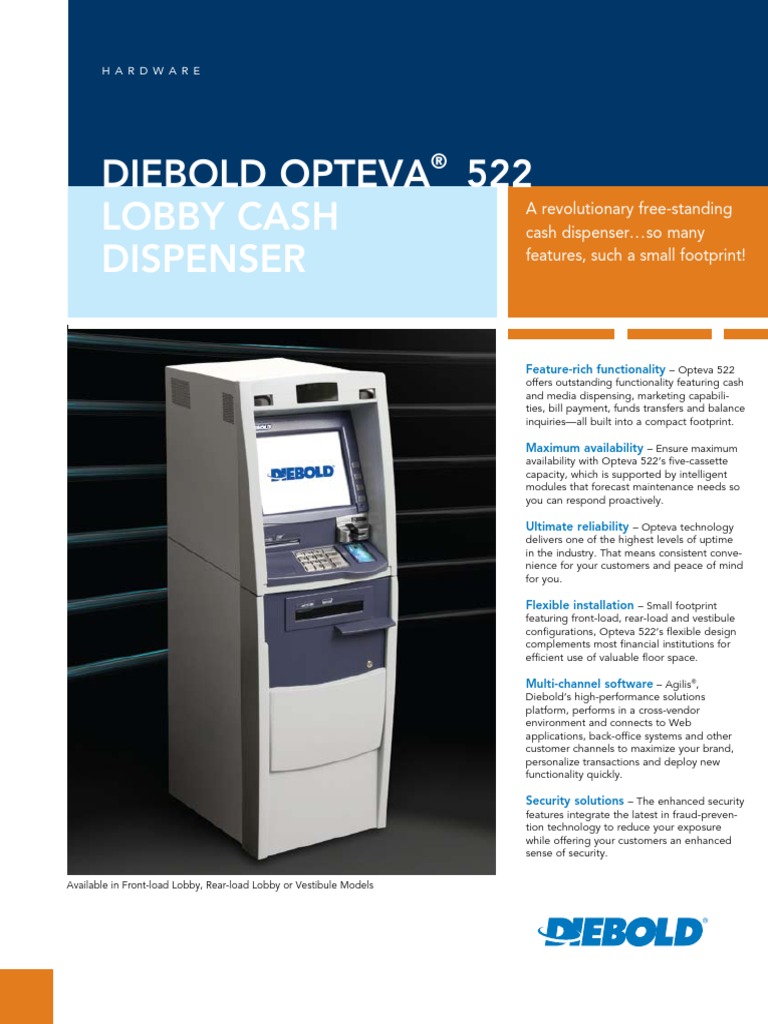Ficha Opteva 522 | Download Free PDF | Automated Teller Machine ...