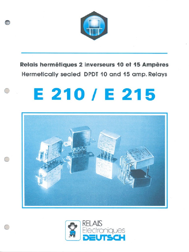 E210/E215 Relay Data Sheet | PDF